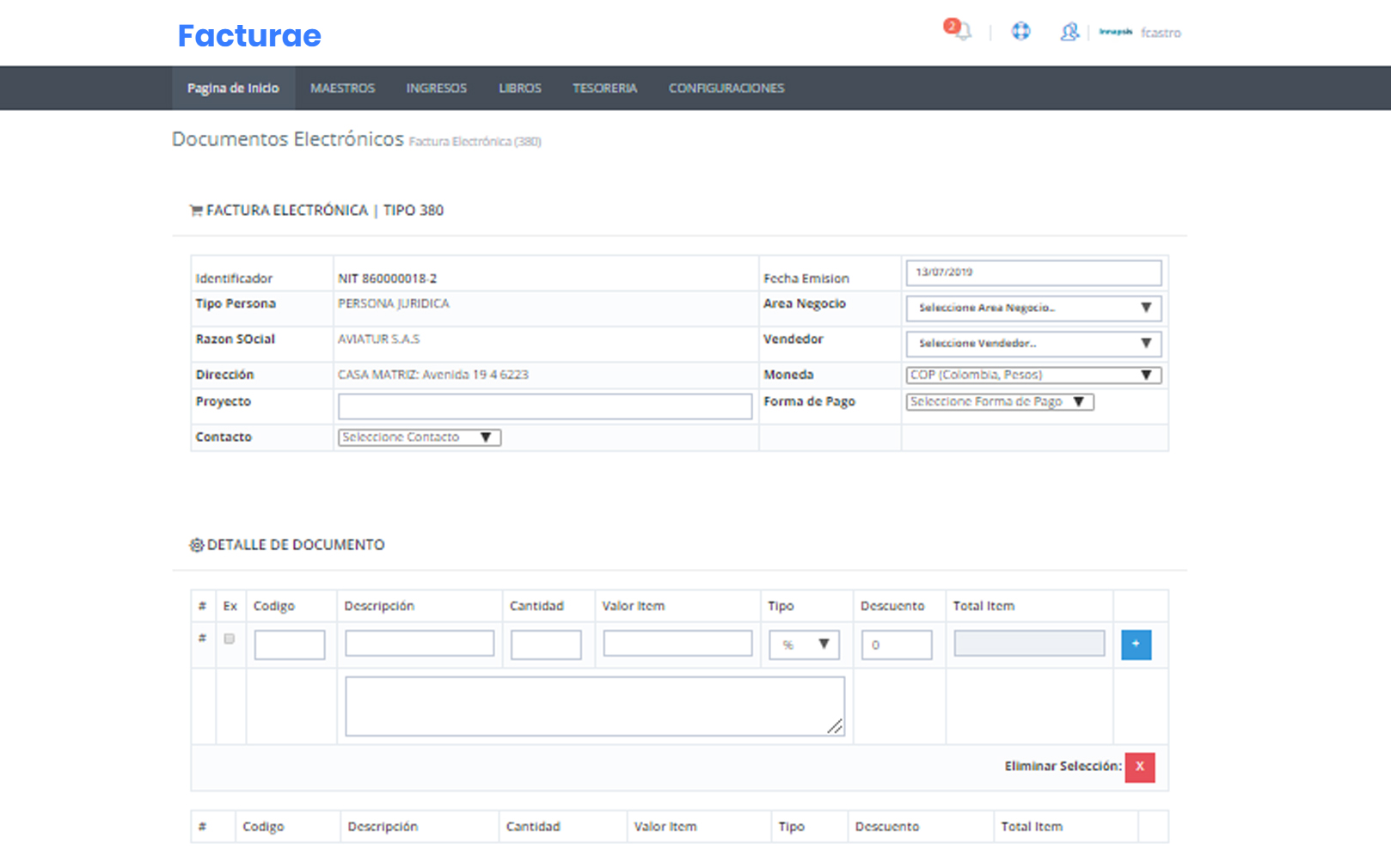 Facturae - Facturación Electrónica Colombia